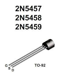 Transistor 2N5458 JFET Pequeña Señal nte457 semiconductor componente ...