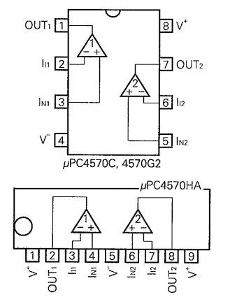 UPC4570HA semiconductor refacciones electronicas componentes ...
