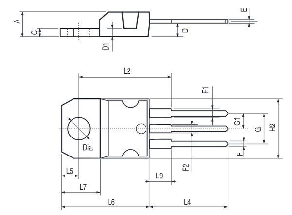Transistor TIP142T TO220 semiconductor refacciones electronicas ...