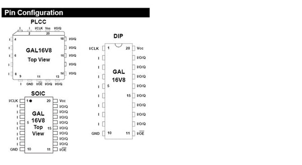GAL16V8D-25LP semiconductor refacciones electronicas componentes ...