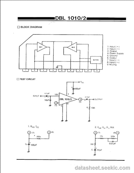 DBL1010 semiconductor refacciones electronicas componentes electronicos ...