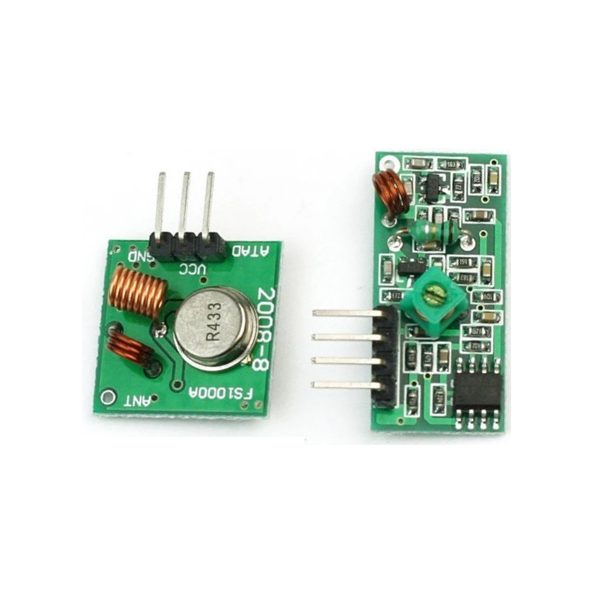 Emisor y Receptor Inalámbrico RF 433 MHz FS1000A RF-5V Inalámbrico ...