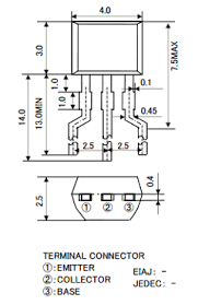 Transistor 2N5087 Pequeña Señal nte159 polaridad npn frecuencia emisor ...